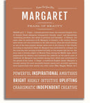 Margaret | Name Art Print – Name Stories