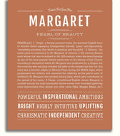 Margaret | Name Art Print – Name Stories
