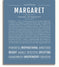 Margaret Personalized Name Meaning Art Prints – Name Stories