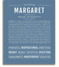 Margaret Personalized Name Meaning Art Prints – Name Stories