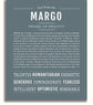 Margo | Name Art Print – Name Stories