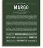 Margo | Name Art Print – Name Stories