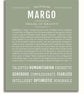 Margo | Name Art Print – Name Stories