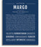 Margo | Name Art Print – Name Stories