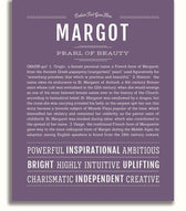 Margot | Name Art Print – Name Stories