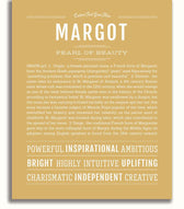 Margot | Name Art Print – Name Stories