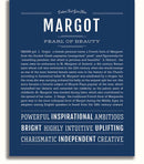 Margot | Name Art Print – Name Stories