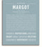 Margot | Name Art Print – Name Stories