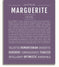 Marguerite Personalized Name Meaning Art Prints – Name Stories