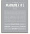 Marguerite Personalized Name Meaning Art Prints – Name Stories