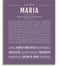 Maria Personalized Name Meaning Art Prints – Name Stories