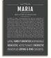 Maria Personalized Name Meaning Art Prints – Name Stories