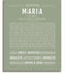 Maria | Name Art Print – Name Stories