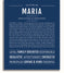 Maria | Name Art Print – Name Stories