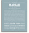 Mariah Personalized Name Meaning Art Prints – Name Stories