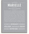 Marielle | Name Art Print – Name Stories