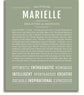 Marielle | Name Art Print – Name Stories