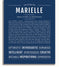 Marielle Personalized Name Meaning Art Prints – Name Stories