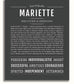 Mariette Personalized Name Meaning Art Prints – Name Stories