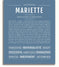 Mariette | Name Art Print – Name Stories