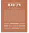 Marilyn | Name Art Print – Name Stories