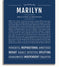 Marilyn | Name Art Print – Name Stories