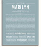 Marilyn | Name Art Print – Name Stories