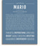 Mario Personalized Name Meaning Art Prints – Name Stories