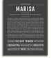 Marisa | Name Art Print – Name Stories