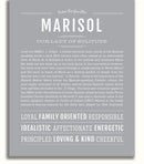 Marisol | Name Art Print – Name Stories