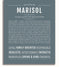 Marisol | Name Art Print – Name Stories