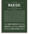 Marisol Personalized Name Meaning Art Prints – Name Stories