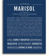 Marisol | Name Art Print – Name Stories