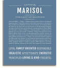Marisol | Name Art Print – Name Stories