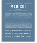 Marisol | Name Art Print – Name Stories