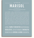 Marisol | Name Art Print – Name Stories