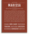 Marissa | Name Art Print – Name Stories