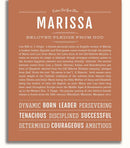 Marissa | Name Art Print – Name Stories