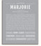 Marjorie | Name Art Print – Name Stories