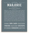 Marjorie | Name Art Print – Name Stories