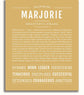 Marjorie | Name Art Print – Name Stories