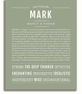 Mark | Name Art Print – Name Stories
