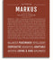 Markus | Name Art Print – Name Stories
