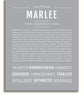 Marlee | Name Art Print – Name Stories