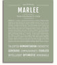 Marlee | Name Art Print – Name Stories