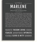 Marlene | Name Art Print – Name Stories