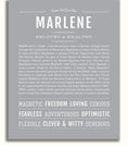 Marlene | Name Art Print – Name Stories