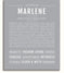 Marlene Personalized Name Meaning Art Prints – Name Stories