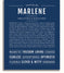 Marlene Personalized Name Meaning Art Prints – Name Stories