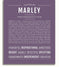 Marley (female) | Name Art Print – Name Stories
